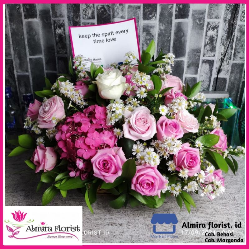 Jual karangan bunga meja | meja bunga | dukacita | wedding | sukses | Shopee Indonesia