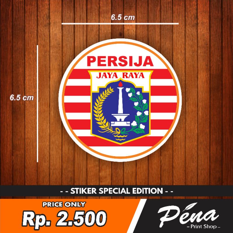 Jual Stiker PERSIJA Jakarta Liga Indonesia Indonesia|Shopee Indonesia