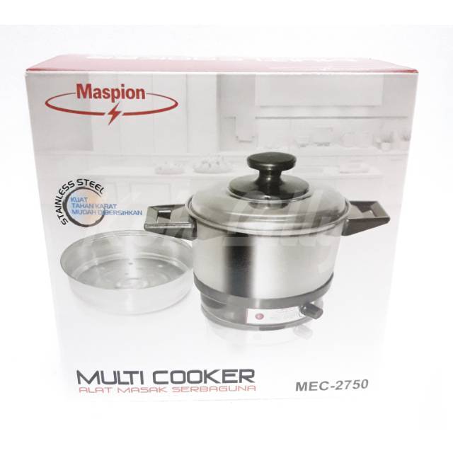 Jual Multi Cooker MASPION / Travel Cooker 0.7 Liter MEC-2750 Indonesia ...