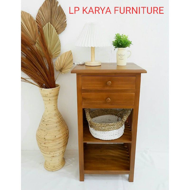 Jual Meja telepon/Meja Dispenser/Meja Pojok/Meja Galon Kayu Jati P40 ...