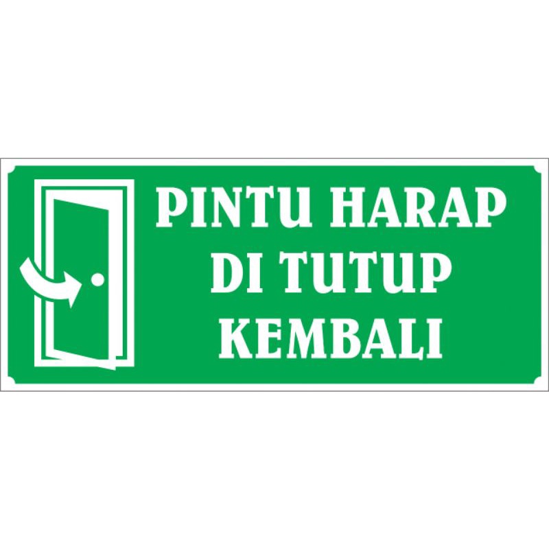 Jual STIKER TUTUP PINTU KEMBALI | Shopee Indonesia