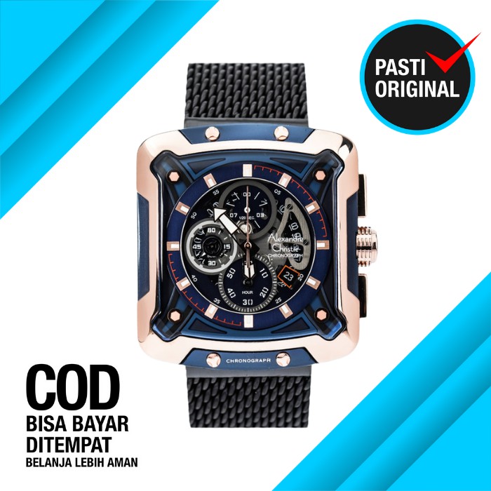 Jual JAM TANGAN PRIA ALEXANDER CHRISTIE AC 3039 / JAM TANGAN ALEXANDRE ...