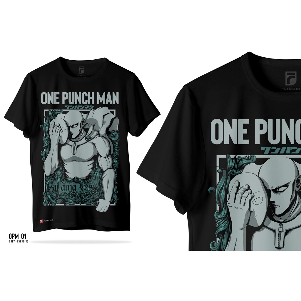 Jual Kaos Animecha Series - Saitama Sensei One Punch Man - Limited ...
