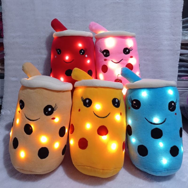 Jual Boneka Boba LED Boneka Boba Menyala Kelap Kelip Boba Bubble Milk ...