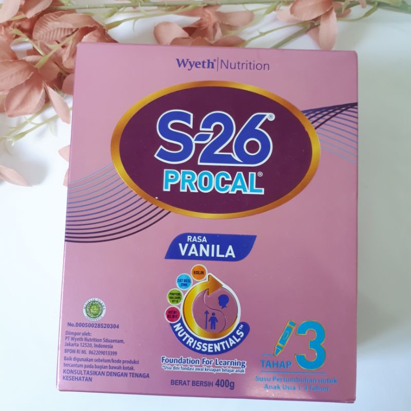Jual S-26 Procal Tahap 3 Vanila Susu Pertumbuhan Anak Usia 1-3 tahun ...