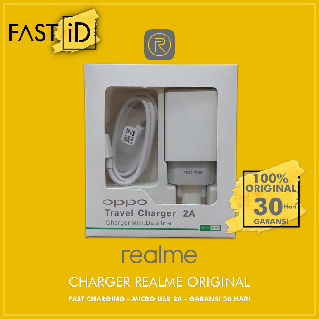 Charger Realme Original Powered by OPPO | Shopee Indonesia