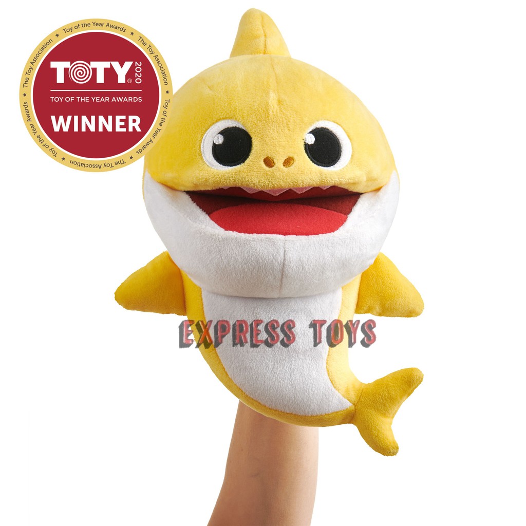 Jual Pinkfong Baby Shark Puppet With Tempo Control Baby Shark Yellow ...