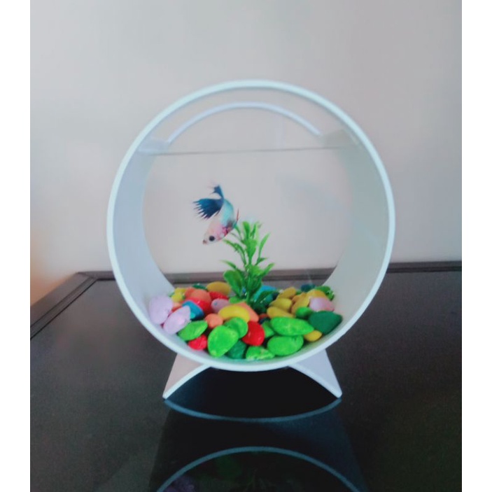 Jual AQUARIUM MINI/AQUARIUM PVC AKRILIK/AQUARIUM IKAN HIAS/SOLITER ...