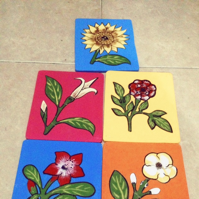 Puzzle kayu tema bunga | Shopee Indonesia