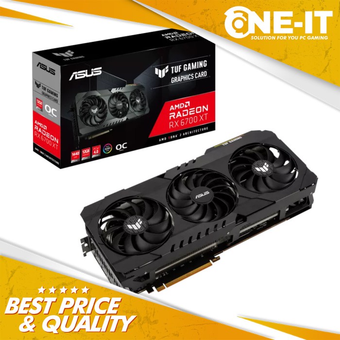 Jual ASUS TUF Gaming Radeon RX 6700 XT OC 12GB GDDR6 | Shopee Indonesia