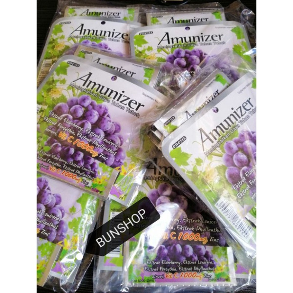 Jual Amunizer Vit C 1000mg( isi 12 sachet ) Indonesia|Shopee Indonesia
