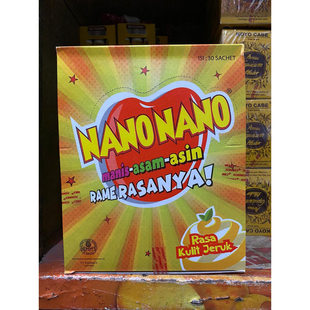 Jual Permen Nano Nano PAK ( isi 30 ) | Shopee Indonesia