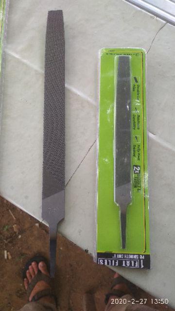Kikir Plat 6" inch ~ 12" inch Kasar atau Halus / Bastard / Smooth Flat ...