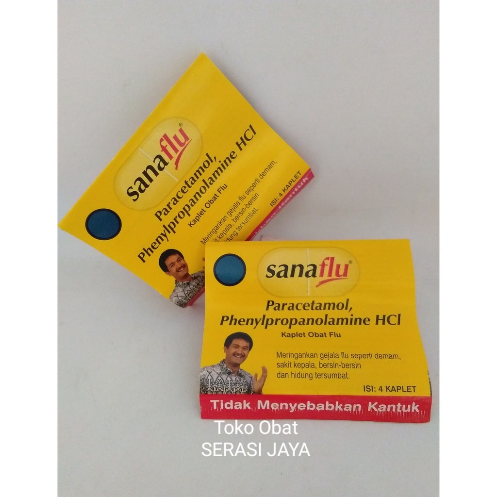 Jual Sanaflu 4 Kaplet Obat Flu & Batuk | Shopee Indonesia