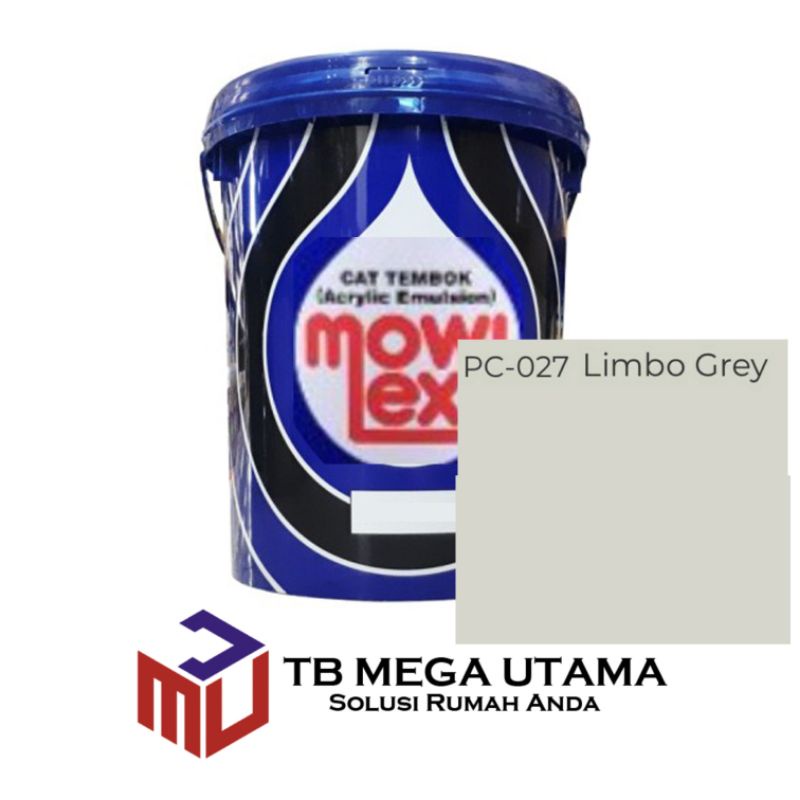 Jual Mowilex Emulsion Limbo Grey 20 Liter | Cat Decorative Tembok ...