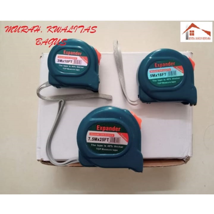 Jual Meteran Expander Original 3m, 5m, 7,5 m; Murah Measuring Tape ...