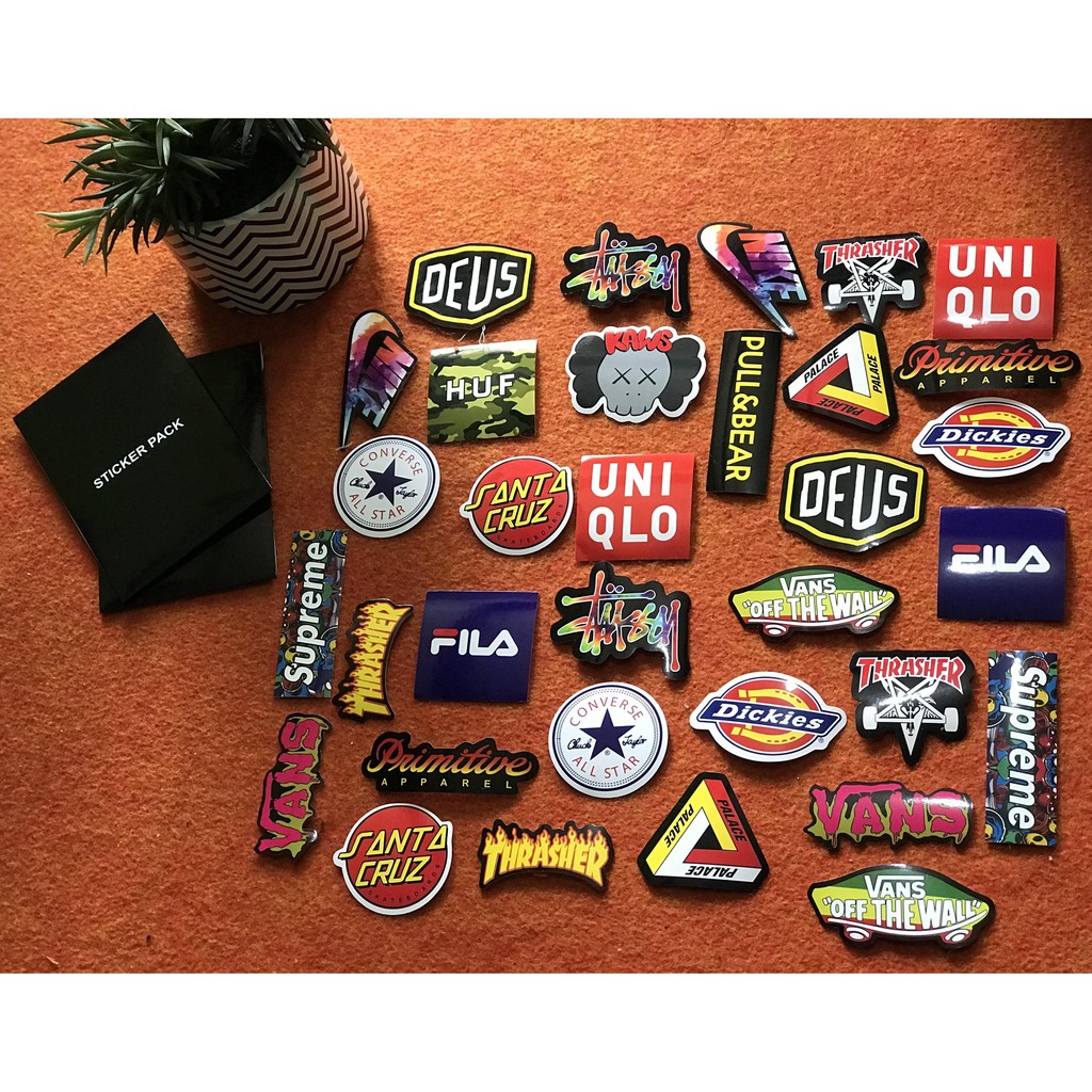 Jual STICKER PACK PREMIUM ISI 20PCS - GRAFTAC & WATERPROOF | Shopee ...