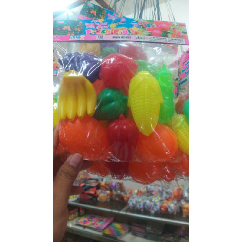 Jual Mainan Anak Buah Buahan Plastik Mainan Sayur Plastik,Mainan ...