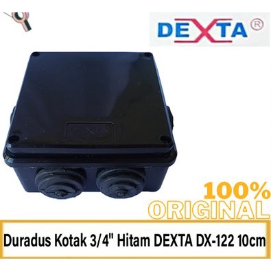 Jual Doradus Duradus Kotak 3/4 Junction Box 3/4 Dexta 10cm x 10cm Kotak Plastik Hitam | Shopee ...