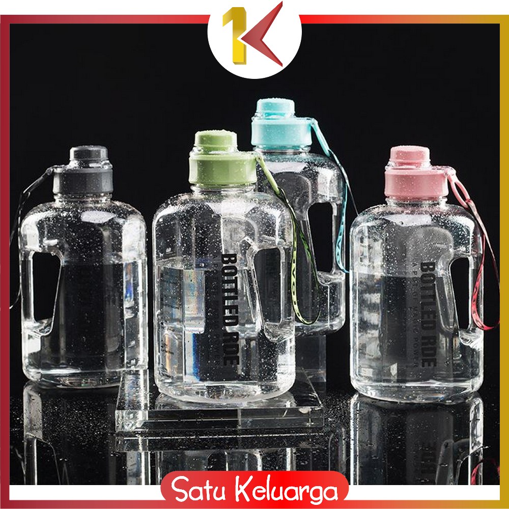 Jual SK-C470 Botol Minum Transparan 2200ML Tumblr Botol Gym Bottle / Tempat Botol Minum Olahraga ...