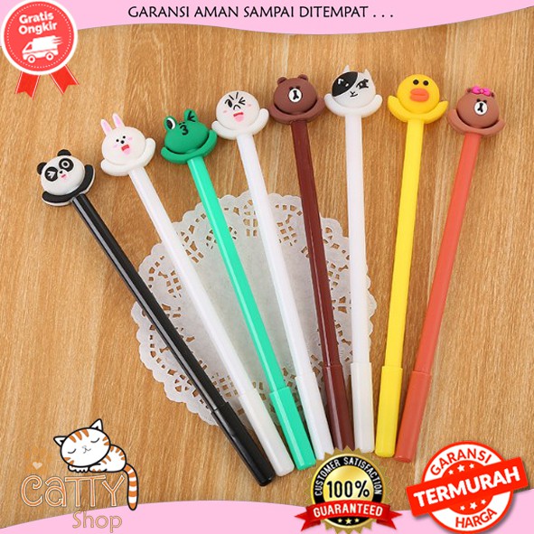 Jual CATTY PENA KARAKTER LINE / PULPEN KARAKTER LINE LUCU / ALAT TULIS ...