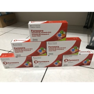 Jual FORNEURO Suplemen Multivitamin E B1 B6 B12 Asam Folat - Box Isi 30 ...