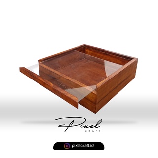 Jual Kotak Kayu Sliding / Wood Box Custom Acrylic / Akrilik | Shopee ...