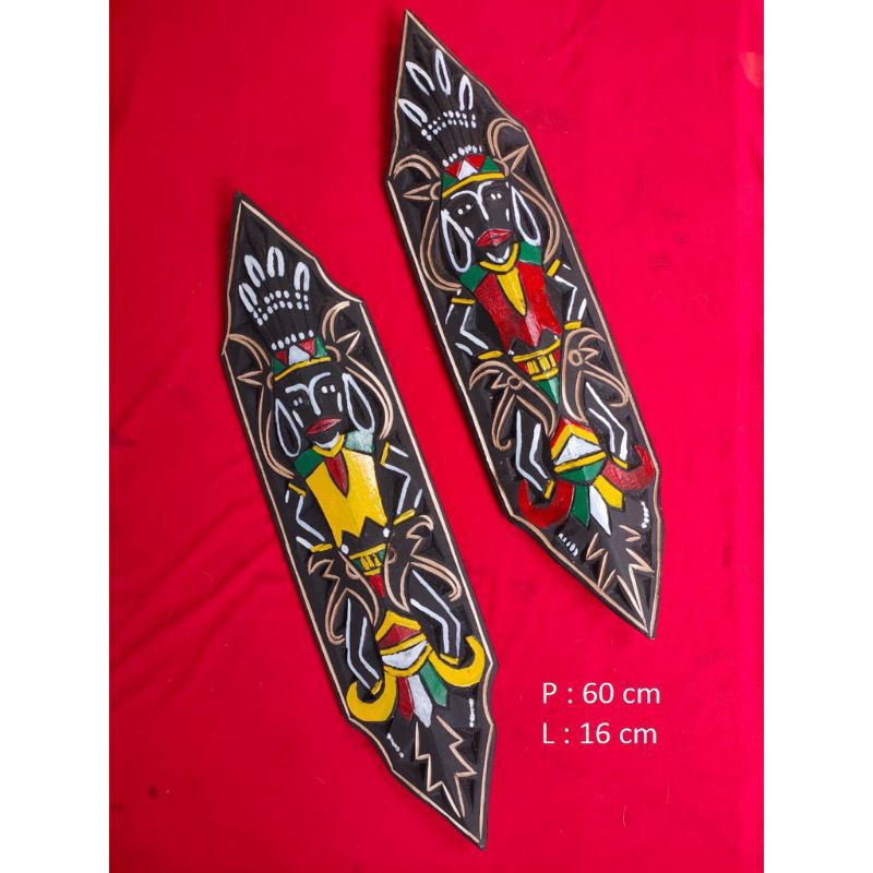 Jual Perisai Tameng Dayak Aksesoris khas suku dayak hiasan dinding ...