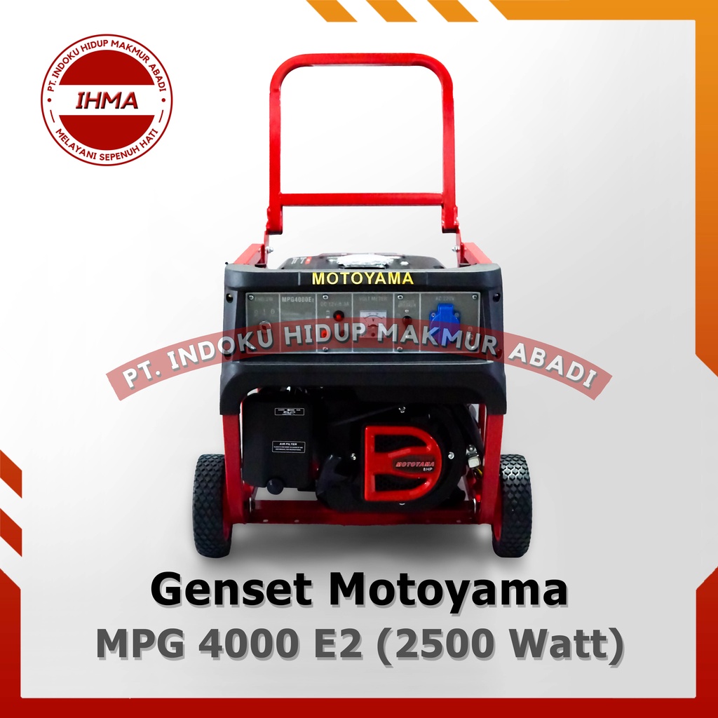 Jual Genset Listrik Bensin Motoyama MPG 4000 E2 - Gasoline Generator ...