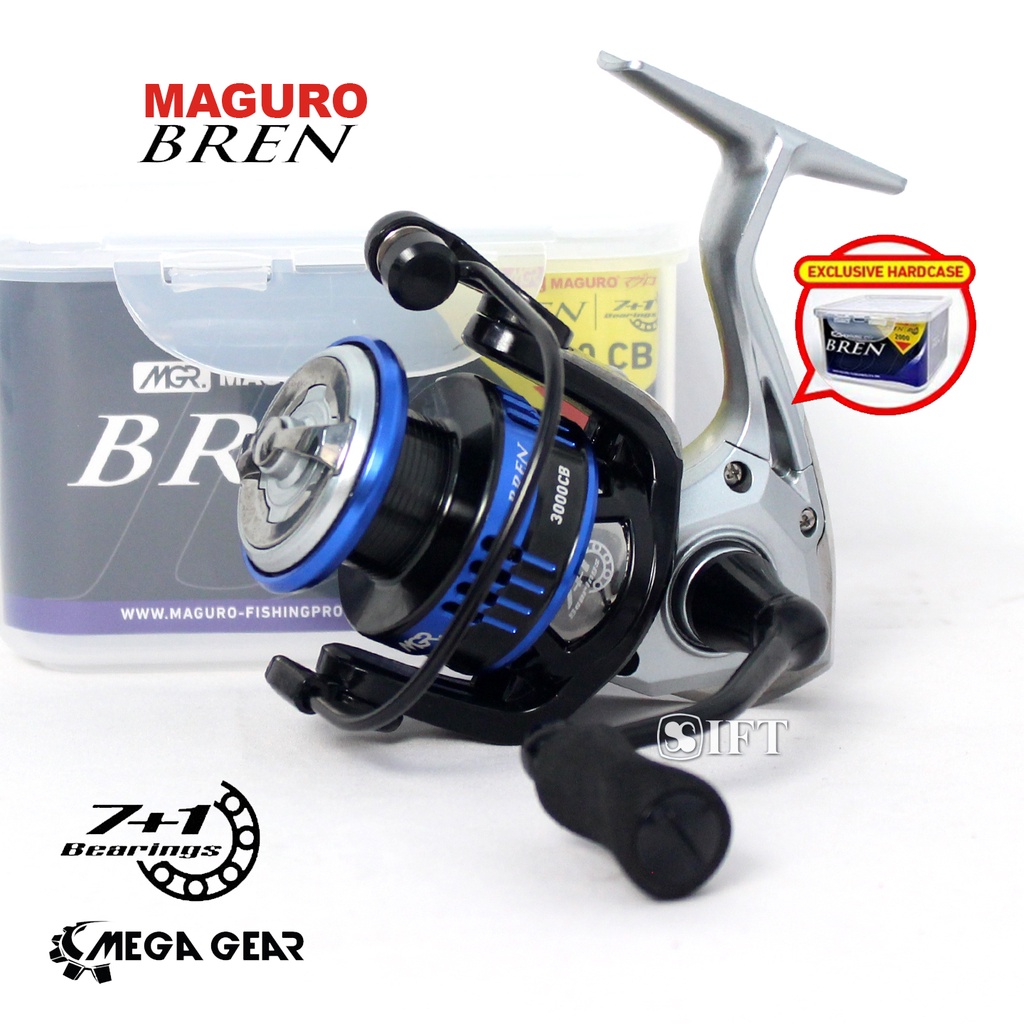 Jual Reel MAGURO BREN | Power Handle | Mega Gear | 7+1 B 800 UL sd ...