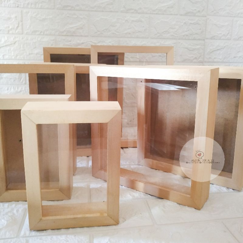 Jual Pigura Termurah Kayu 3D Kaca Acrylic Anti Pecah Murah | Shopee ...