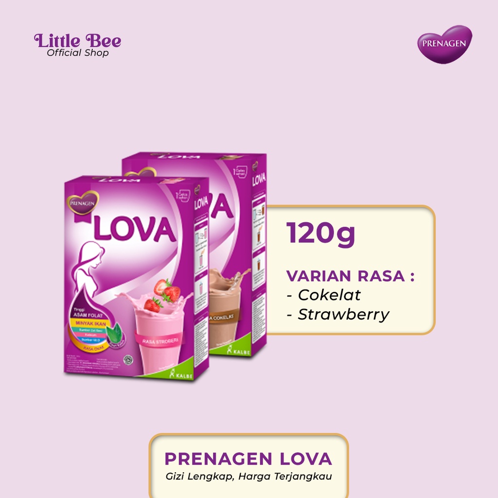 Jual Susu Hamil PRENAGEN LOVA 120g | Gizi Lengkap | Harga Terjangkau ...