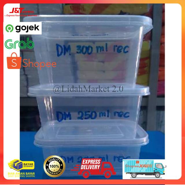Jual Thinwall 25 250ml 300ml 200ml Isi 25 Mika Plastik Dm Tempat