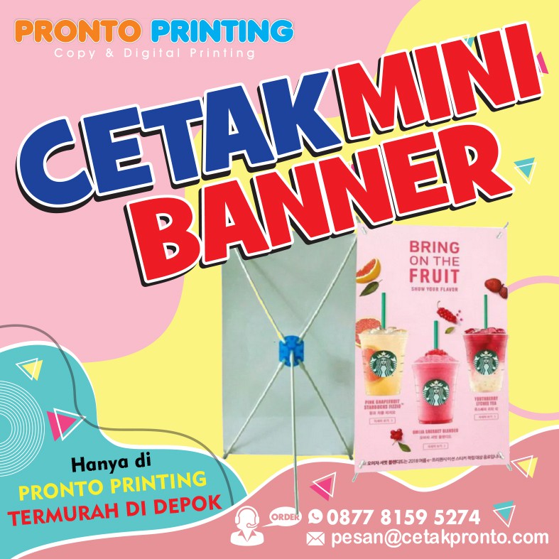 Jual Pronto Printing Mini X BANNER Exclusive | Shopee Indonesia