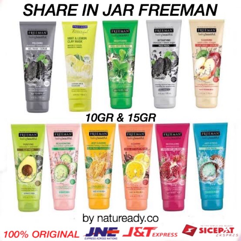 Jual SHARE Freeman Mask Masker in jar | Shopee Indonesia