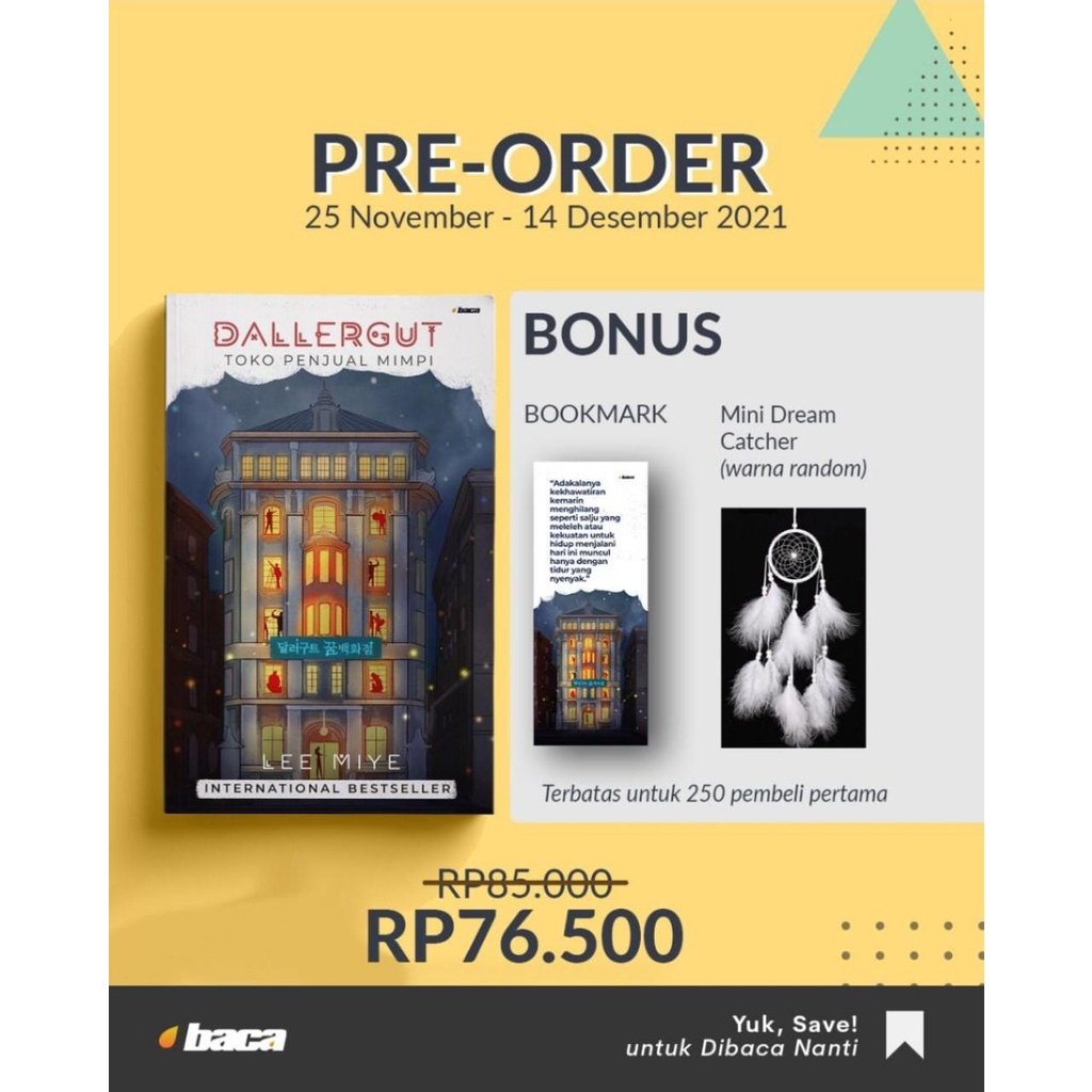 NOVEL DOLLAGOOT, DALLERGUT (TOKO PENJUAL MIMPI) KARYA LEE MI YE - Mari ...