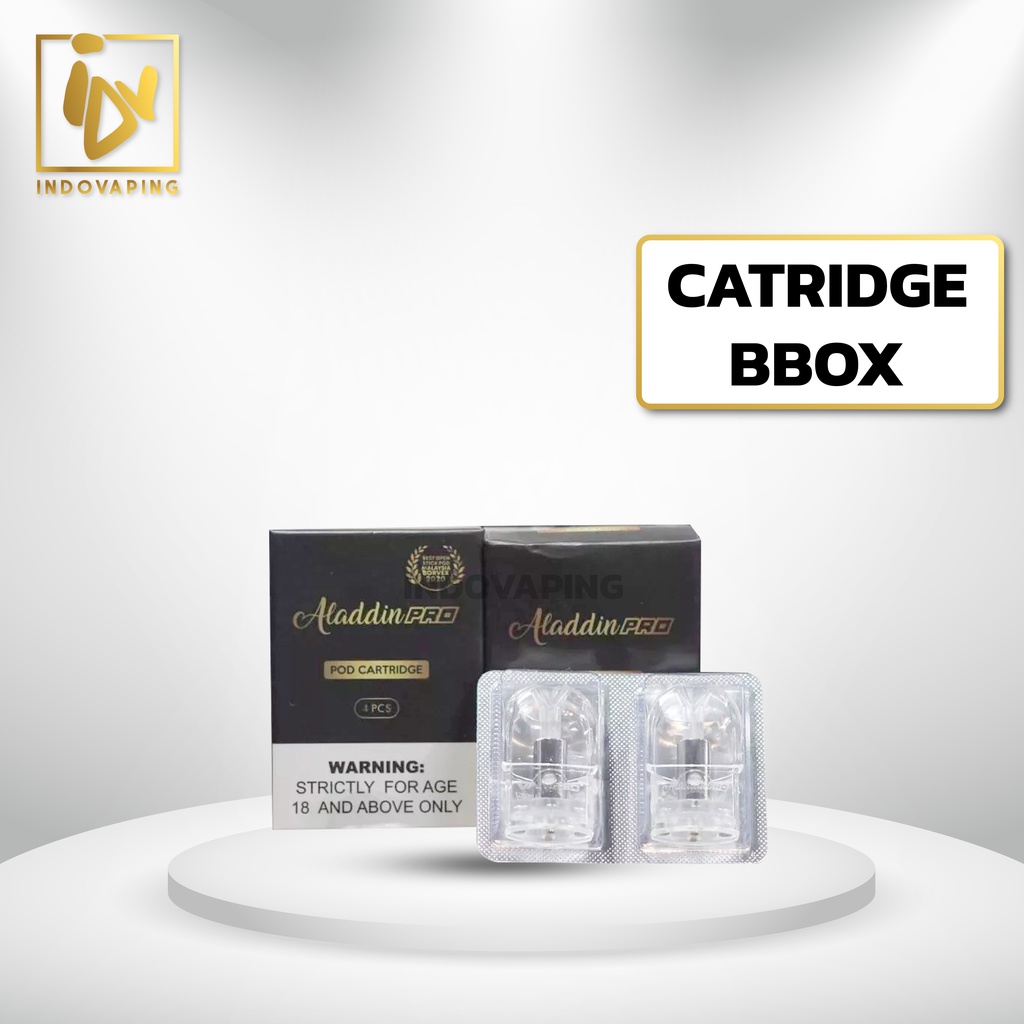 Jual Catridge Vapor Vape - Catridge Aladdin Bbox Pod Kit 1.0 ohm ( 1Pcs ...