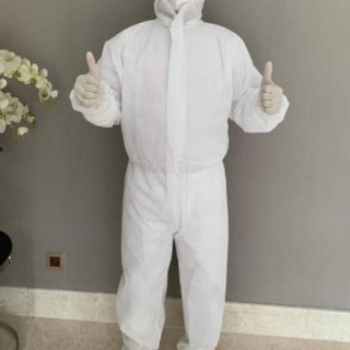 Jual Baju APD Corona Original ONEMED/ Baju Hazmat Non Woven Tebal ...