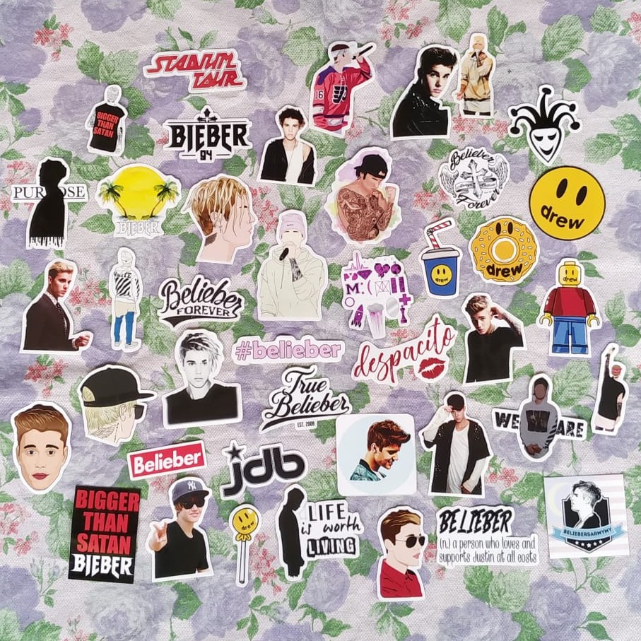 Jual Sticker Tumblr Justin Bieber (40pcs) | Shopee Indonesia