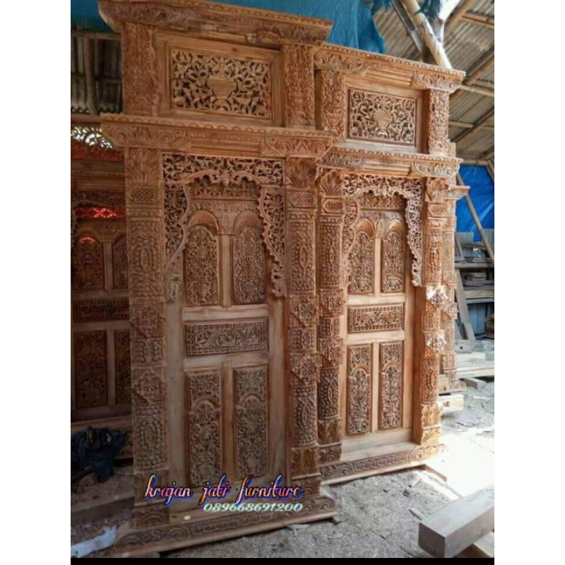 Jual pintu ukir gebyok p1/pintu/kusen | Shopee Indonesia Jual pintu ukir gebyok p1/pintu/kusen | Shopee Indonesia