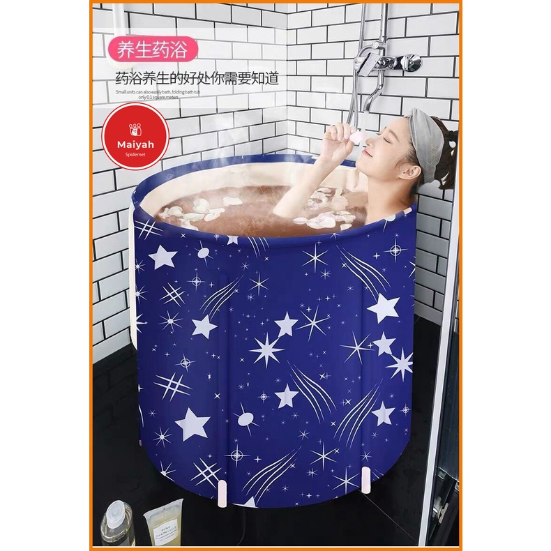 Jual Folding Bathub Portable Bak Spa Ember Mandi Lipat Dewasa 70cm ...