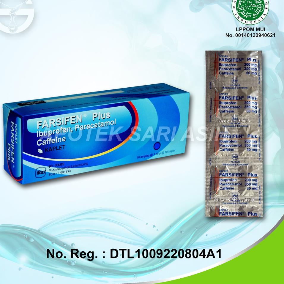 Jual Original FARSIFEN PLUS Kaplet Ifars STRIP isi 10 Ibuprofen ...