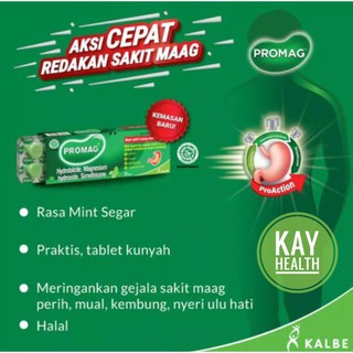 Jual Promag 1pak isi 3strip (per strip isi 10tablet kemasan baru ...