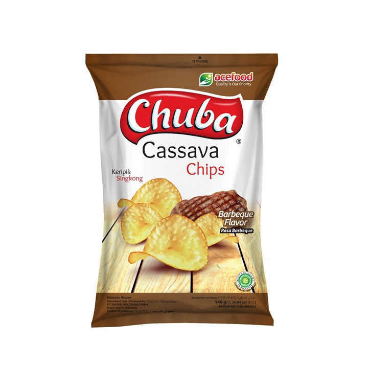 Jual Chuba Cassava Chips Rasa BBQ 140 gr | Shopee Indonesia