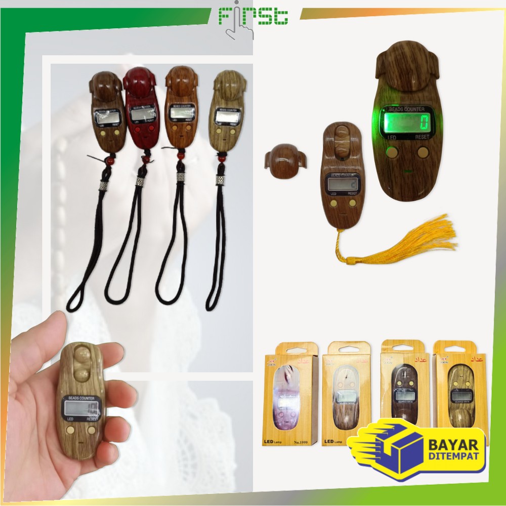 Jual FH-C383 Tasbih Digital Kayu / Tasbih Digital Premium Mini Tally ...