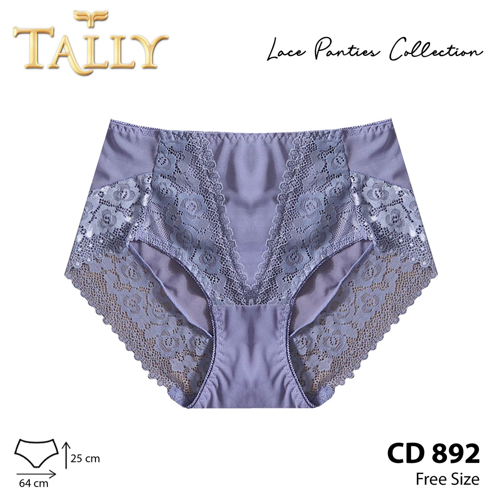 Jual TALLY Celana Dalam Bahan Nilon Seamless Renda Fit XL Nyaman Tidak Gatal CD 892 | Shopee ...