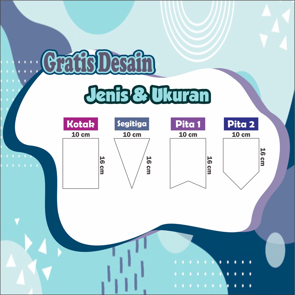 Jual BENDERA ULANG TAHUN | BENDERA ULTAH CUSTOM | BUNTING FLAG CUSTOM ...