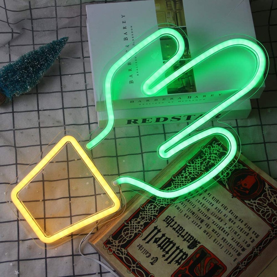 Jual Kaktus Lampu Neon Led Lampu Neon Flex Lampu Hias Neon Sign Kamar ...