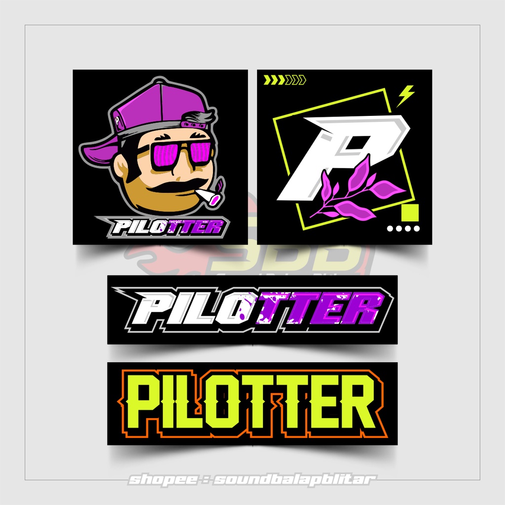 Jual Stiker Pilotter Racing Vynil Anti Air Bijian Indonesia|Shopee ...