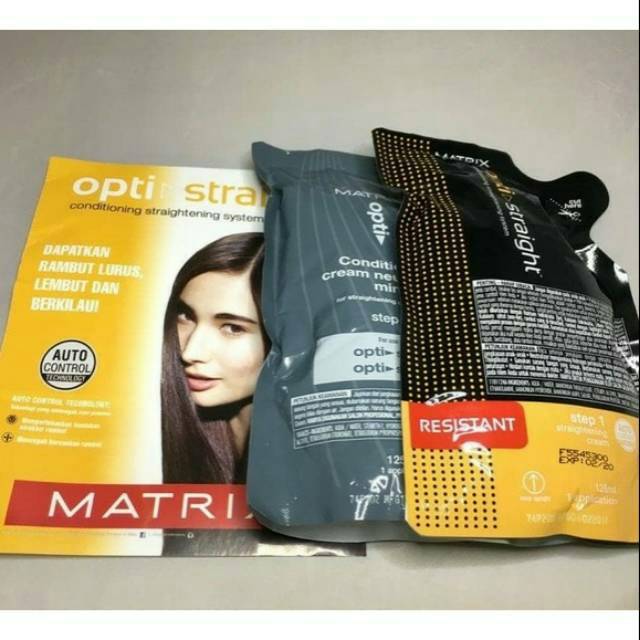 Jual Obat Smoothing Matrix Mini Opti Straight (125ml x 2) Pelurus ...